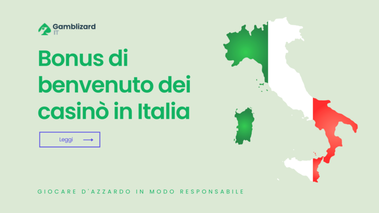 Bonus di benvenuto senza deposito nei casinò AAMS nel 2026