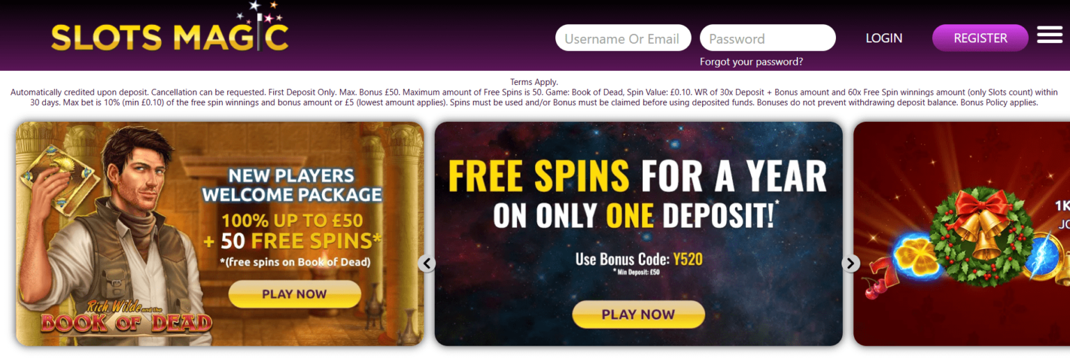 Slots Magic Casino ️ Review and Bonus Codes 2025