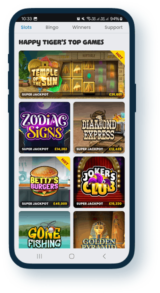 Happy Tiger Review - 100% Bonus up to £100